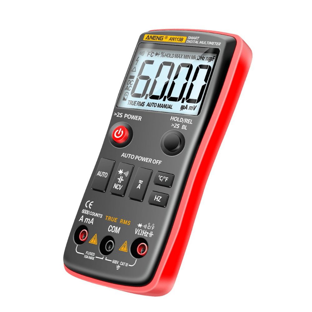 High-precision automatic range multimeter multi-function anti-burning ...