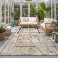 Barn Gate 3x5ft Non Slip Area Rug Vintage Letters Beige Farmhouse Door ...