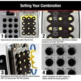 Master Lock 5422D Portable Push Button Lock Box, Black - Walmart.com