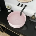 Ceramic Circular Vessel Bathroom Sink Art Sink - Walmart.com
