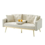 BSHTI 67.7 inch Adult Futon Sofa Bed,Modern Velvet Adult Sofa Couch ...