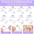 1 Set Invisible Size Adjusters Invisible Clip Guard Resizer Transparent ...