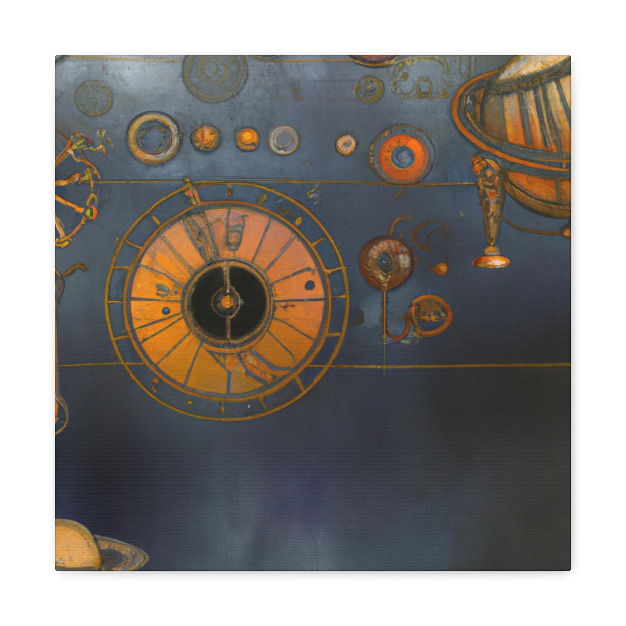 Steampunk Solar Sky - Canvas - Walmart.com