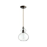 Quorum Lighting - 1 Light Pendant in Transitional style - 7.75 inches ...