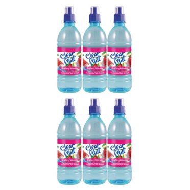 Clear Fruit Peach Fling Flavored Water 6 Pack 16.9oz Bottles - Walmart.com