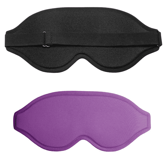 ComfiTime 2Pack Sleep Mask - 100% Blackout Eye Mask for Sleeping, Eye ...
