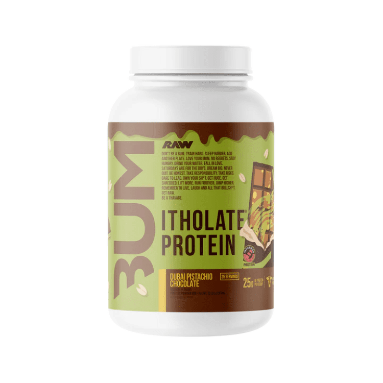 PROTEINA RAW CBUM ITHOLATE 2 LBS SABOR DUBAI PISTACHIO CHOCOLATE ...