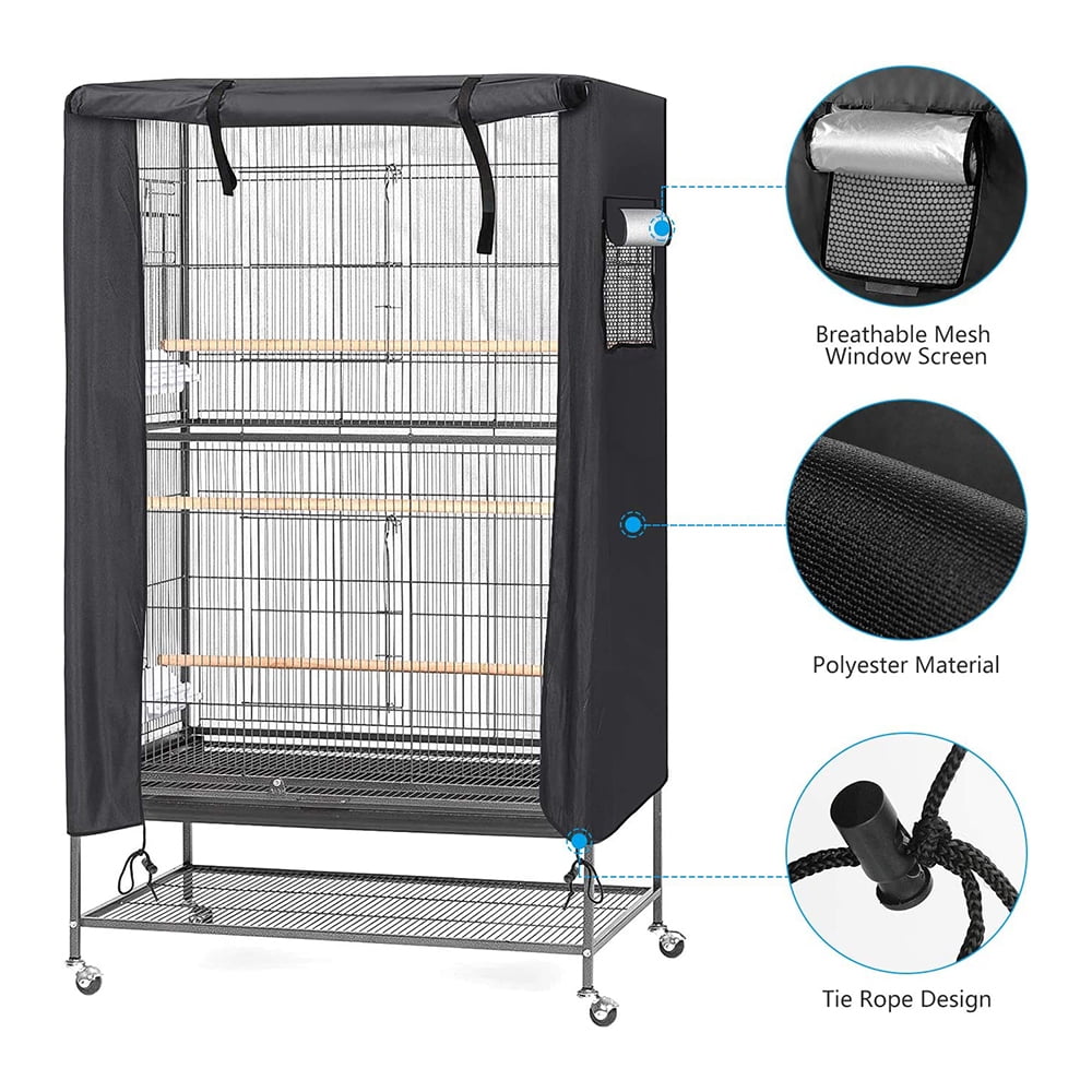 Birds Cages & Accessories Bird Cage Cover Waterproof Large Bird Cage ...
