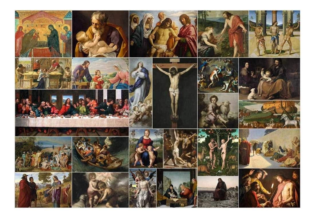 wall26 Peel and Stick Wallpapaer - Bible Stories Christian Paintings ...