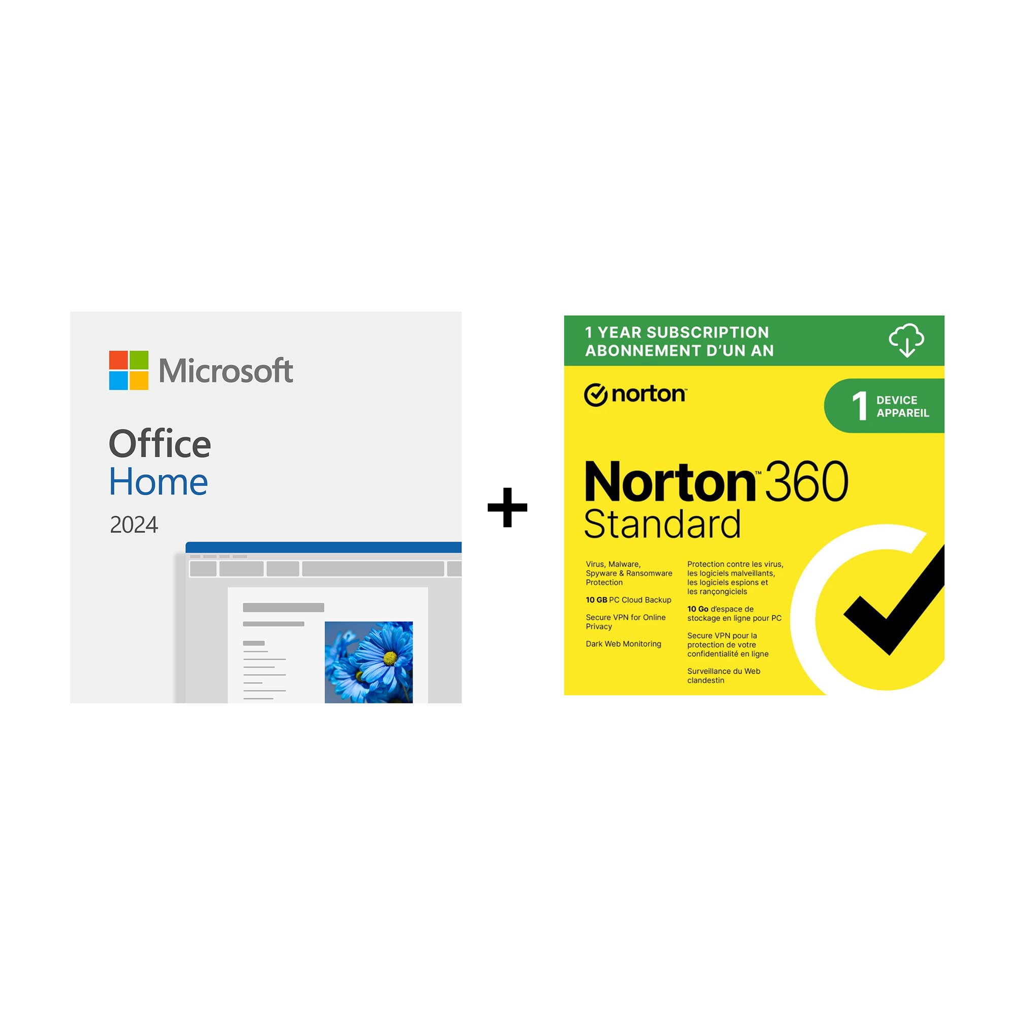 Click here for Microsoft Office Home 2024 + Norton 360 Standard 1... prices