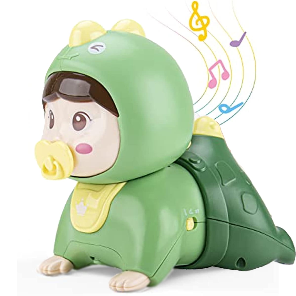 Ruohey Musical Crawling Dinosaur Toys 6 to 12 Months Baby Crawling Toys ...