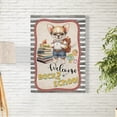 Welcome Chihuahua Back to School Vintage Retro Vertical Matte Canvas ...