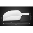 34486 Polycarbonate Plastic Utility Ice Scoop, White, 64-Ounce ...