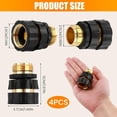 3/4 Inch Garden Hose Quick Connect Kit, Male Female Hose Connector ...