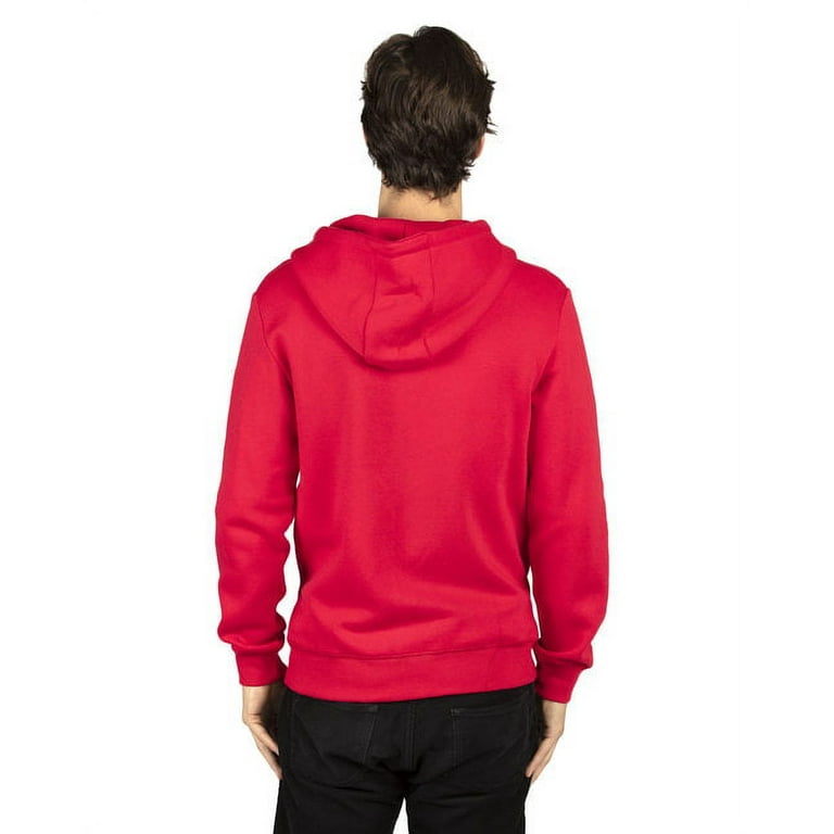 Unisex Ultimate Fleece Full-Zip Hooded Sweatshirt - RED - S Unisex Ultimate Fleece Full-Zip Hooded Sweatshirt - RED - S