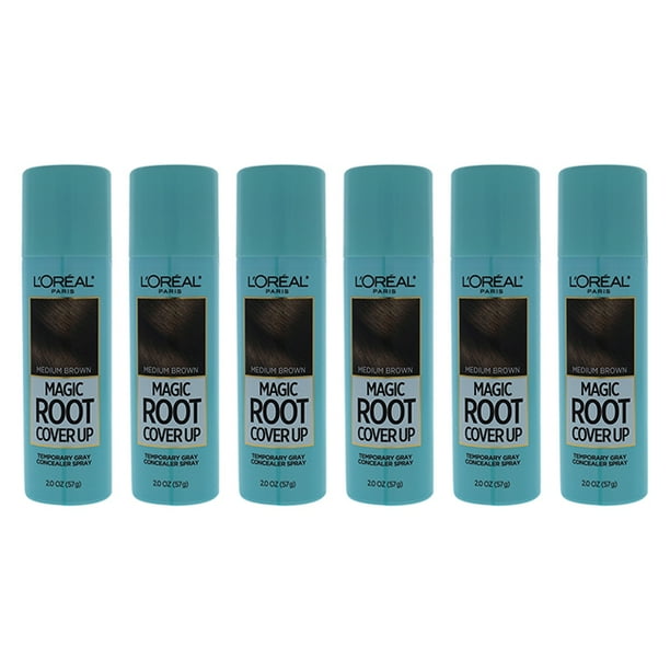 Magic Root Cover Up Temporary Gray Concealer Spray - Medium Brown by ...