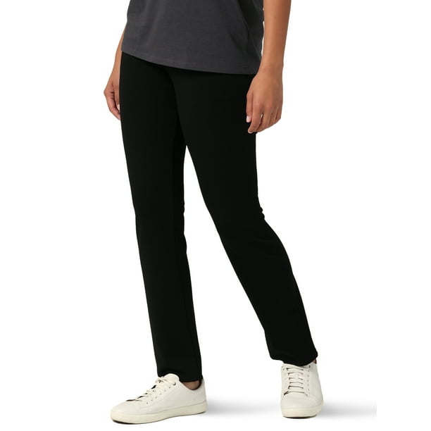 Lee® Women's Comfort Waist Knit Straight Leg Pant - Walmart.com