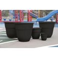 Suncast 15-inch Indoor/Outdoor Resin Flower Planter, Black - Walmart.com