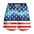 Bainana Mens Swim Trunks American Flag Patriotic Swim Shorts 4Th Of ...