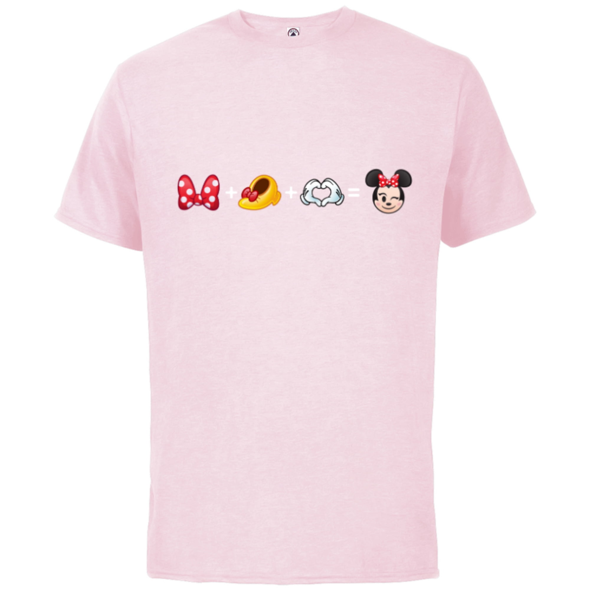 Disney Minnie Mouse Emoji Code Formula - Short Sleeve Cotton T-Shirt ...
