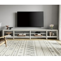 TV Stand for 100 inch TV Entertainment Center Wood TV Console Table for ...