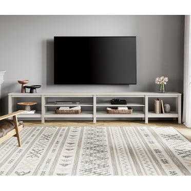 TV Stand for 90 inch TV Entertainment Center Wood TV Console Table for ...