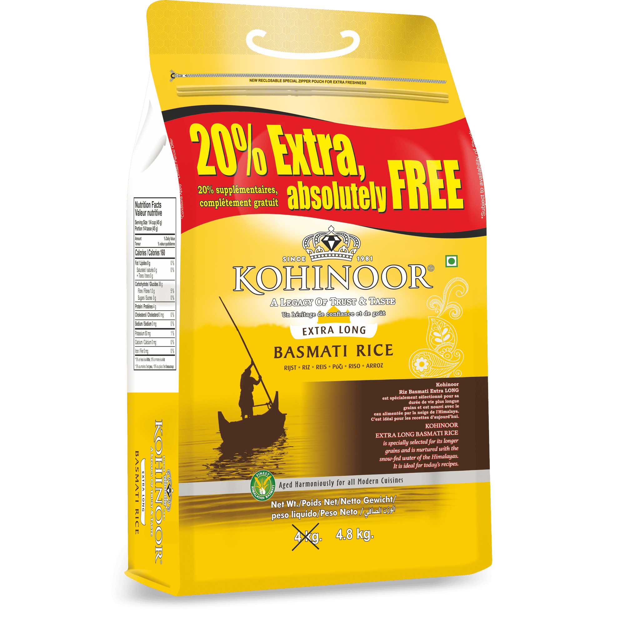 Click here for Kohinoor Extra Long Basmati Rice  10.5 Lb (4.8 Kg)... prices