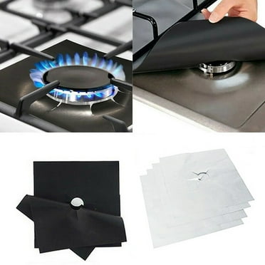 Gas Range Protectors, TSV Liner Covers Reusable Gas Stove Burner Covers ...