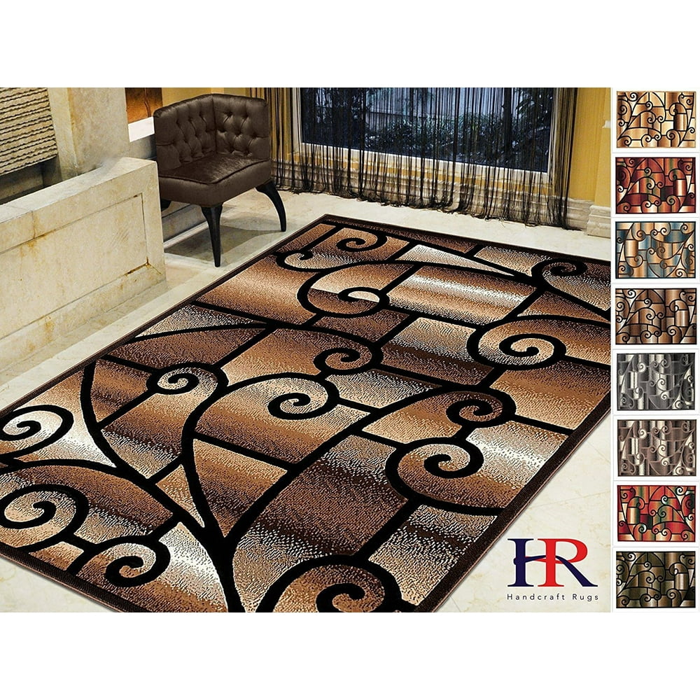 Handcraft Rugs-Modern Contemporary Living Room Rugs-Abstract Carpet ...