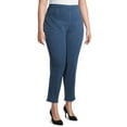 JMS Just My Size by Hanes Women's Plus Size 2-Pocket Stretch Pull-On Pants, 2-Pack, Also in ...