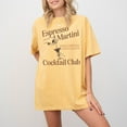 Espresso Martini Cocktail Club T-Shirt Retro Style Graphic Tee Gift for ...