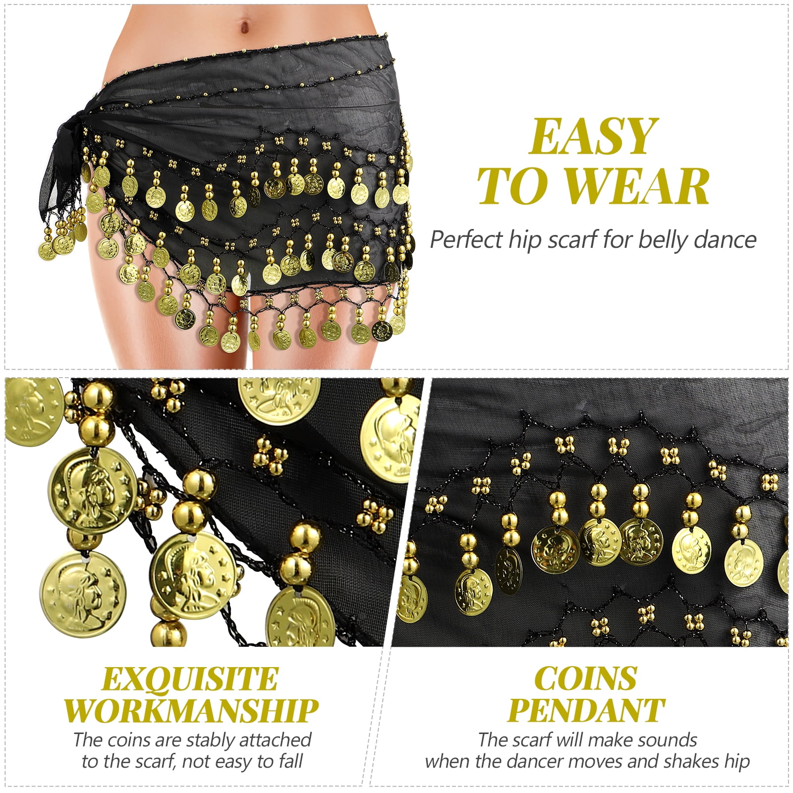 Hip Skirts With Coins