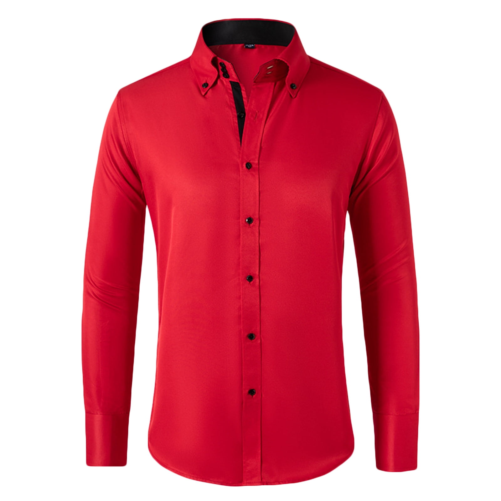 Click here for Rxirucgd Mens Fashion Casual Solid Tops Turndown C... prices