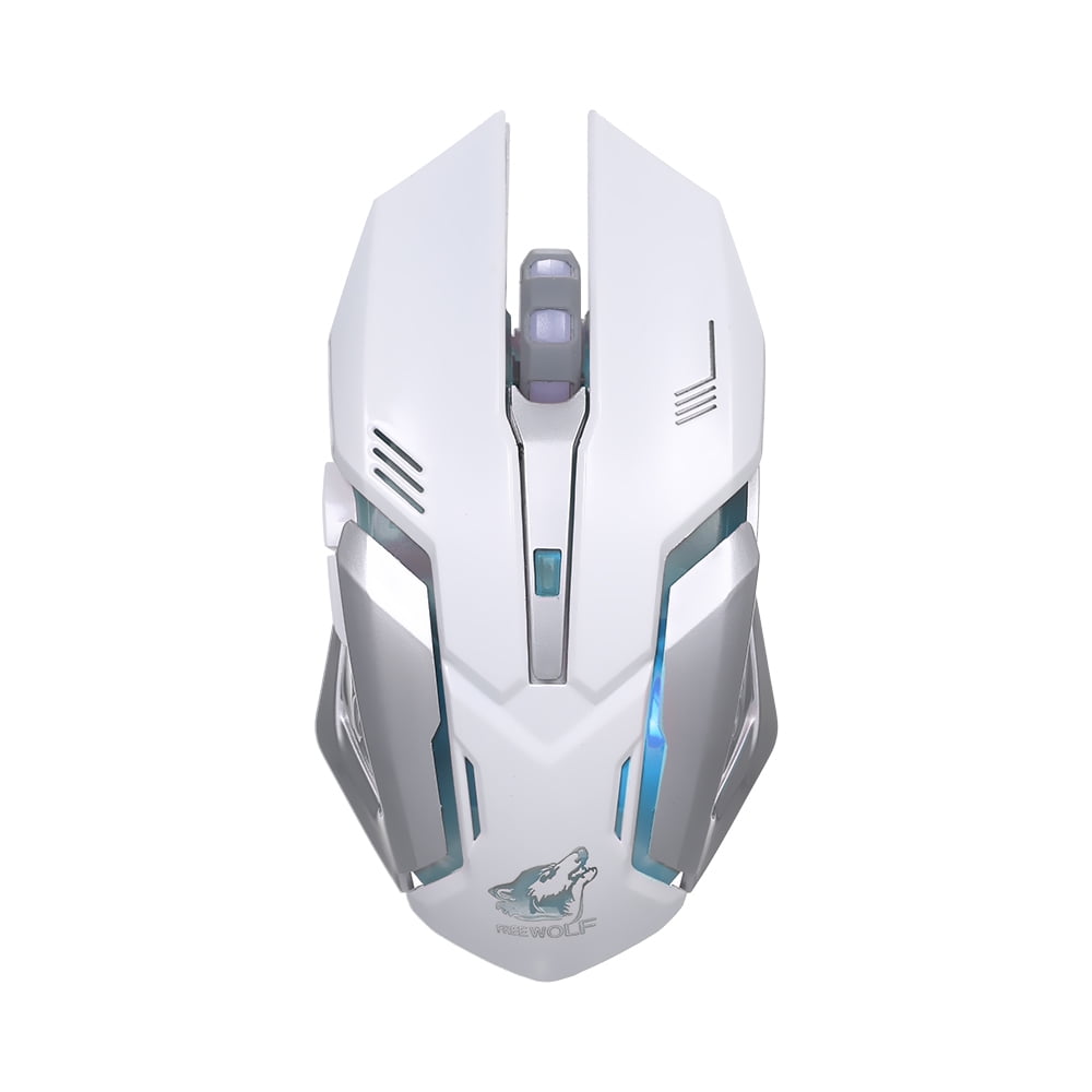 Free Wolf Wireless Gaming Mouse 1800DPI Mechanical Mouse for Game ...