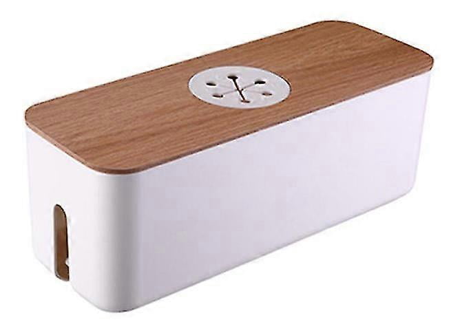 Cable Management Box, Concealed Cable Box, Round Hole Cord Storage Box ...
