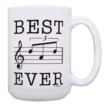 ThisWear Music Lovers Gifts Music Notes Mug Music Themed Gift Music ...