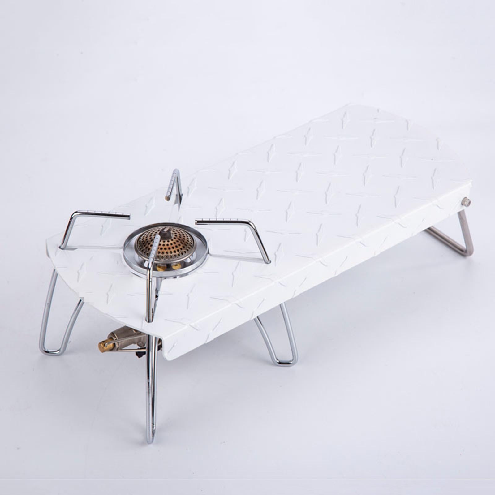 Portable Camping Table, Aluminum Alloy Folding Split Gas Stand Holder ...