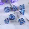 7Pcs Dragon Pattern Acrylics Polyhedral Dices Replacement Role Playing ...