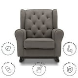 Delta Children Emma Nursery Rocking Chair, Graphite - Walmart.com