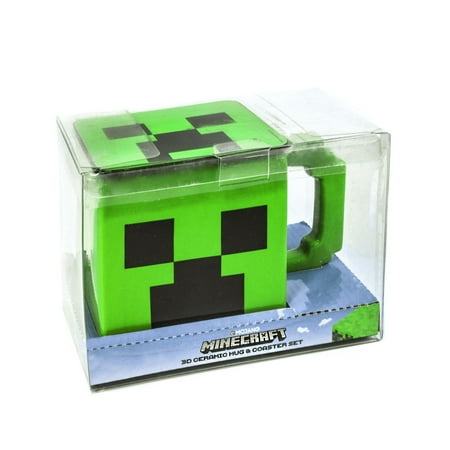 Minecraft Face Creeper Mug and Coaster Set | Walmart Canada