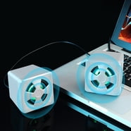 Wooden Bluetooth 4.2 Computer Speaker, USB2.1 Portable Mini Wood Wired ...