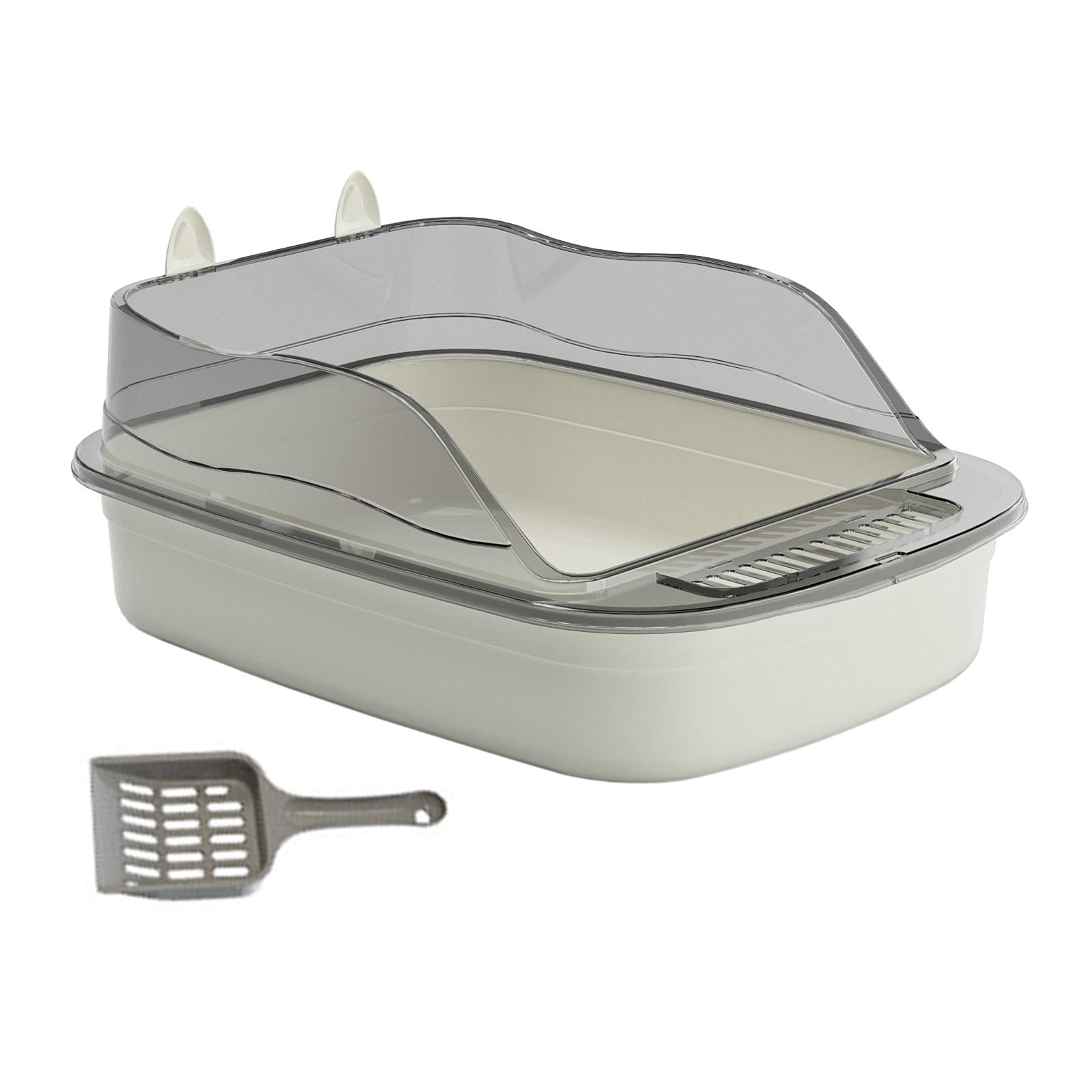 Bunblic Large Cat Litter Box Kitten Litter Box Cat Sand Basin Cartoon ...