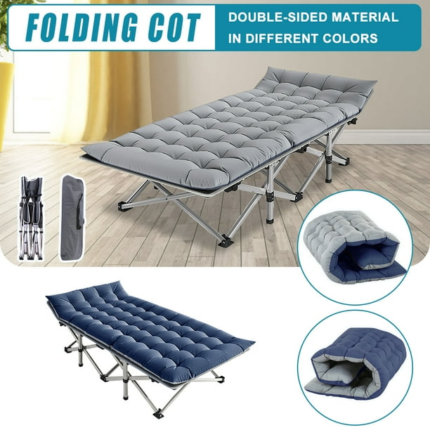 ABORON Folding Camping Cots for Adults Heavy Duty, 28" Extra Wide ...