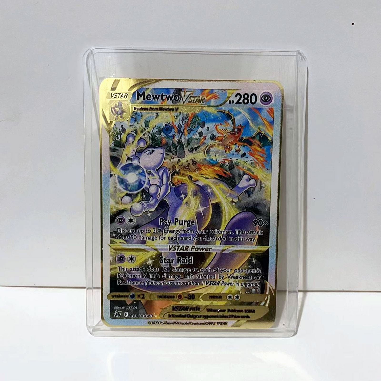 DIY Hot Sale Cards Mewtwo Vstar Groudon Kyogre Arceus Charizard Lugia ...