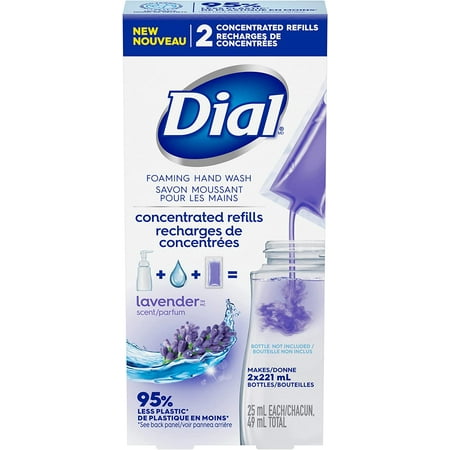 Dial Foaming Hand Wash Concentrate Refill Packets, Includes 2 Sachets ...