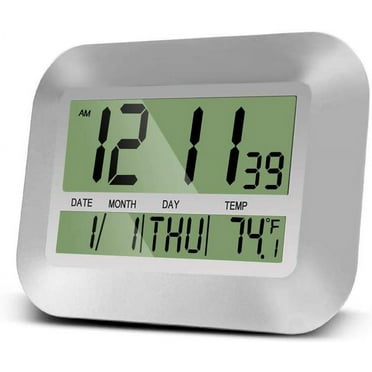Equity by La Crosse Digital Cube Alarm Clock with On-Demand Backlight ...