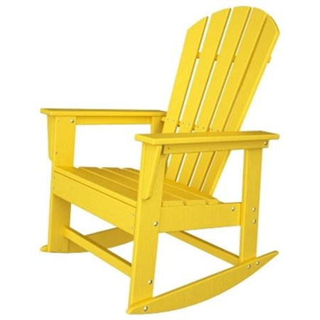 Poly Wood SBR16LE South Beach Rocker - Lemon - Walmart.com