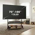 FITUEYES Standard Big Screen Rolling TV Stand Mount for 70-100 inch TVs ...