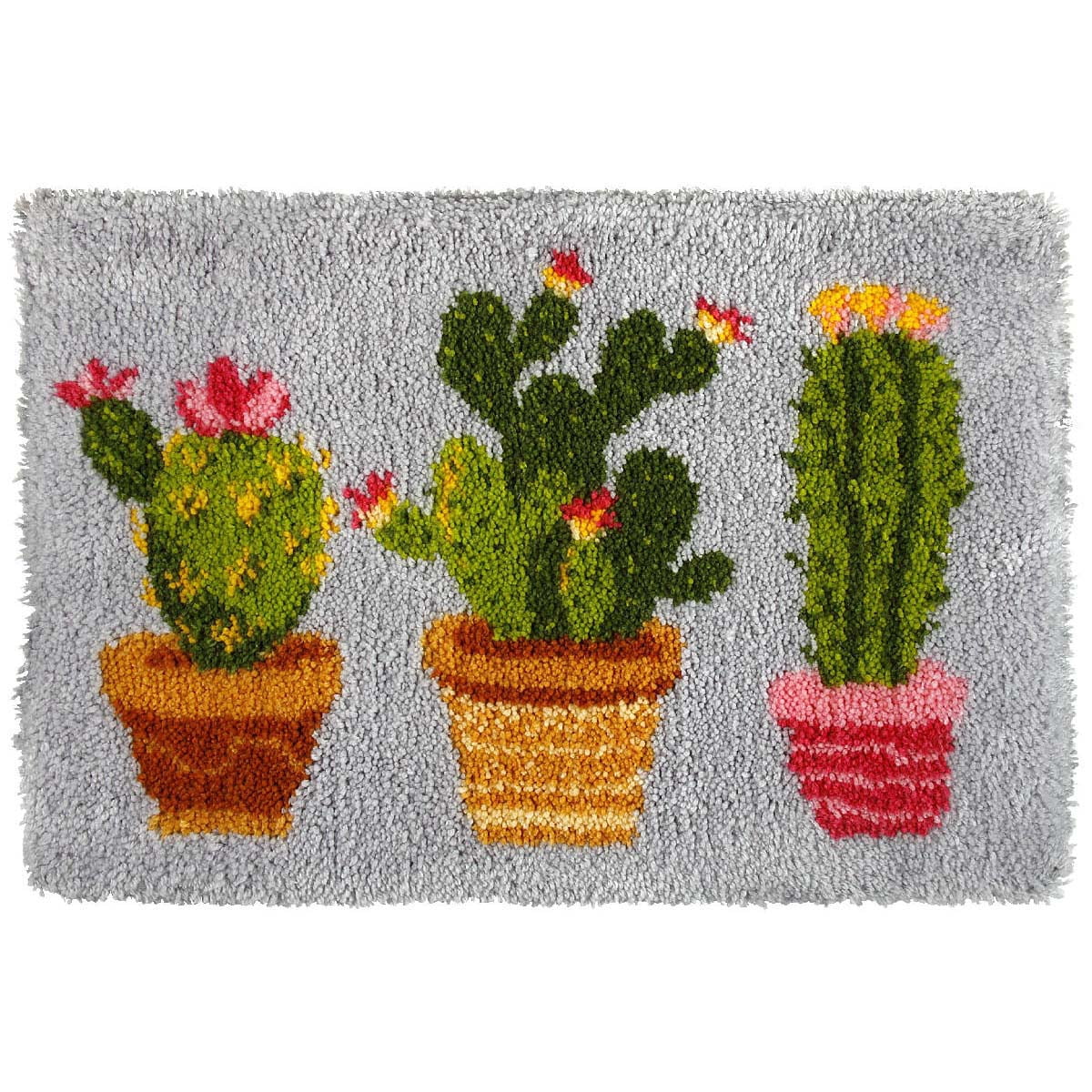 Orchidea Cactus Plant Trio Latch Hook Kit - Walmart.com