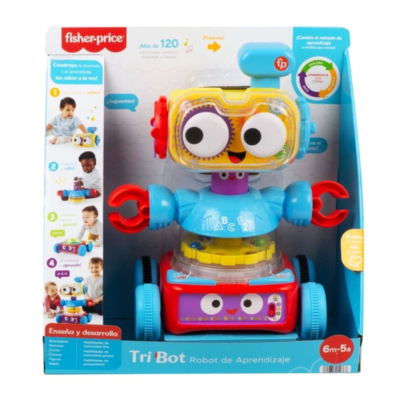 Muñeco Robot Fisher Price Tribot Robot | Bodega Aurrera en línea